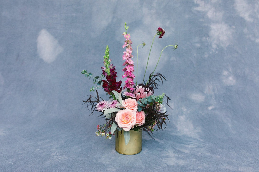 Deep, Dark & Delightful – Burgundy & Lavender Floral in LA – The ...