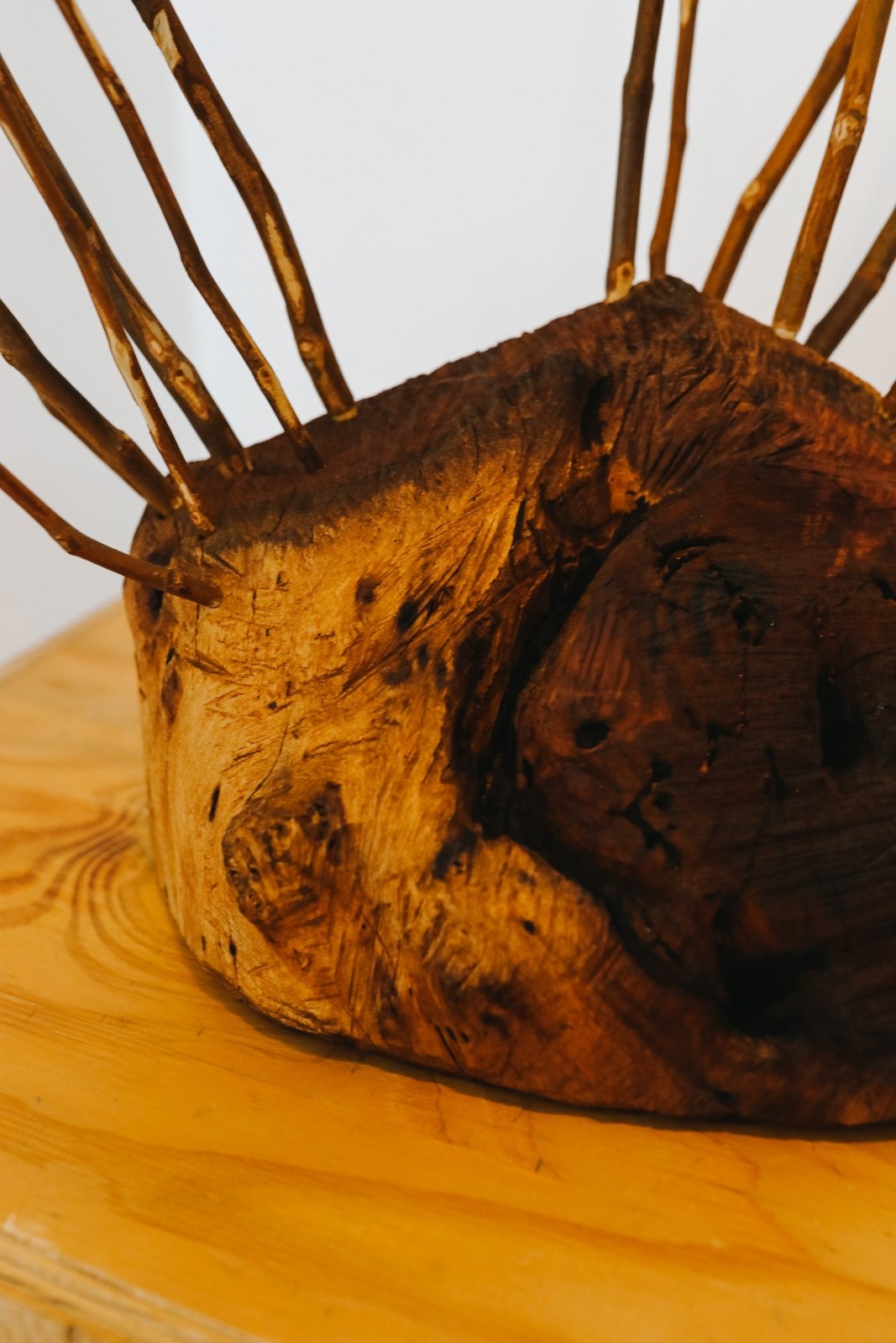 Wooden Fire Arrangement – Custom Artistic Floral Sculpture in LA – The ...